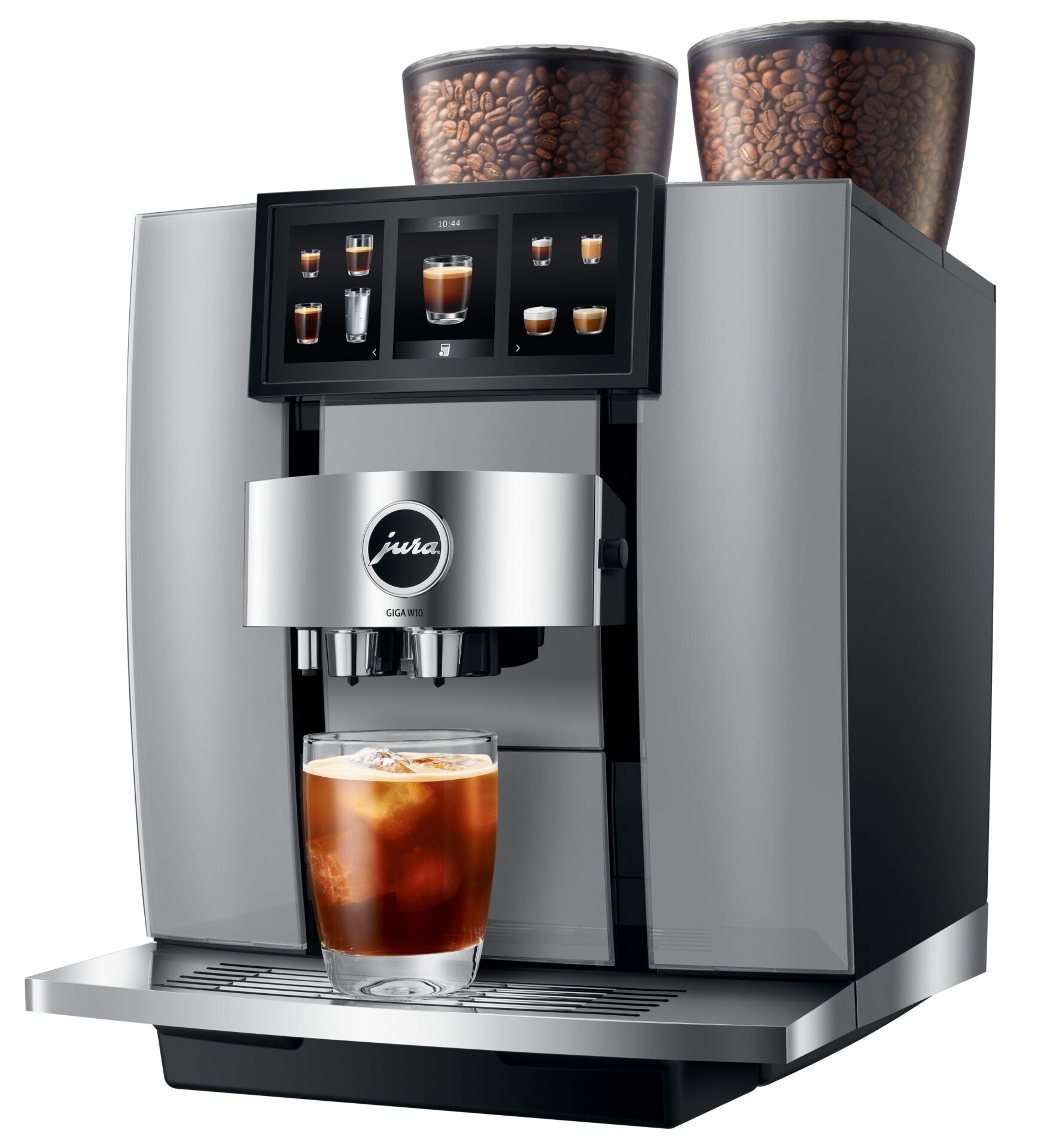 Jura Giga W10 Diamond Silver (EA) - Koffiestore.nl Official Jura Dealer